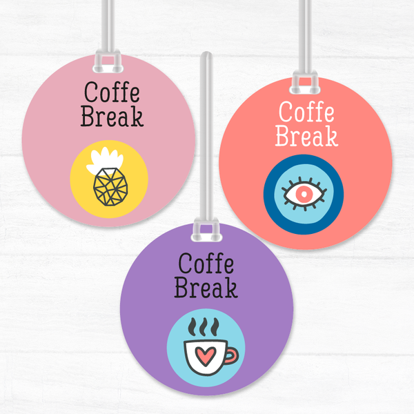 Coffe Break Tag Circular - Cochinita Vinil